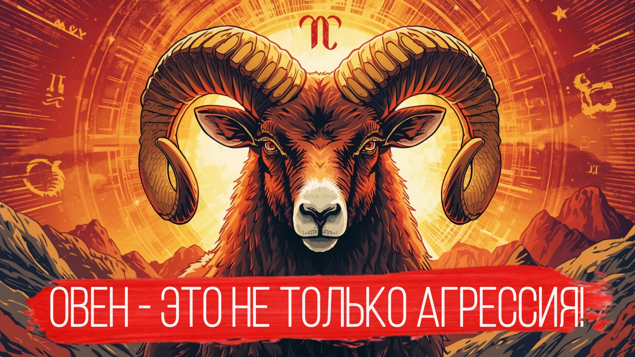 Знак Зодиака ОВЕН - это не только Агрессия!