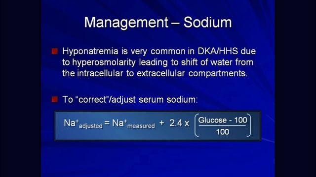 4_Hyperglycemic Crises DKA and HHS - Part 2 of 2 Eric Strong