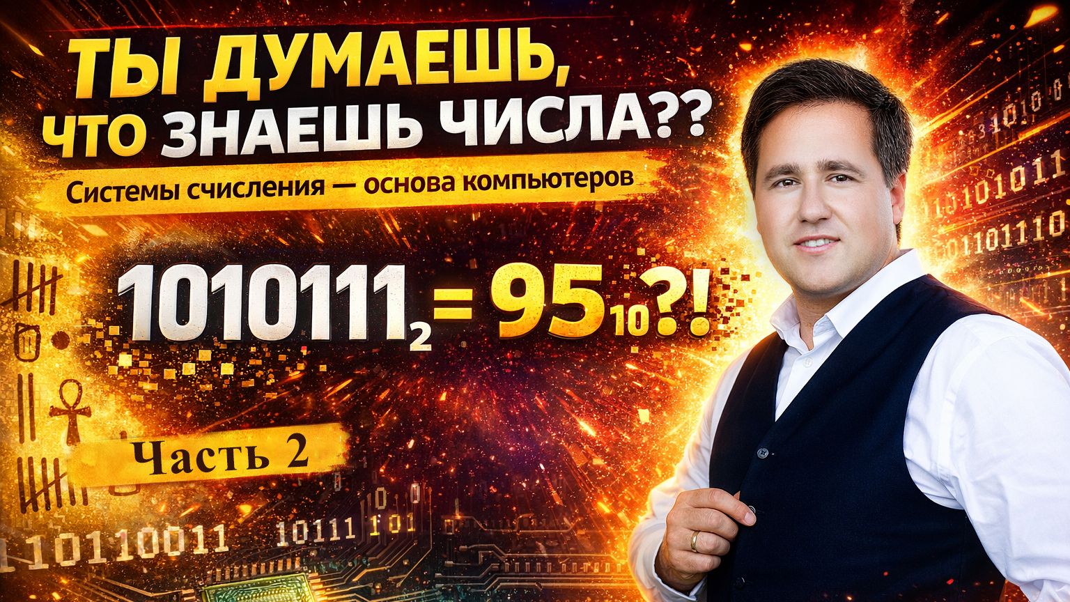 Системы счисления без страха: разберём всё на пальцах. Часть 2