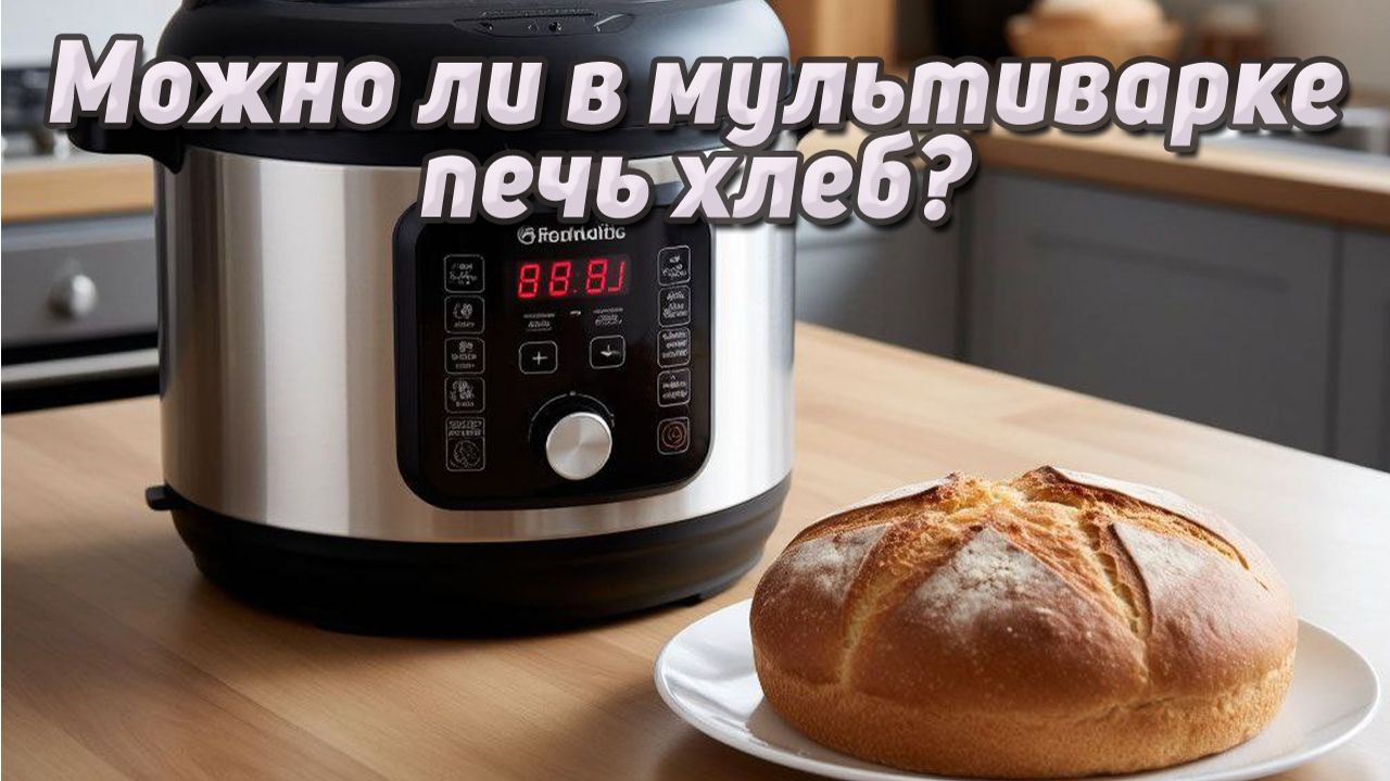 Можно ли в мультиварке печь хлеб?