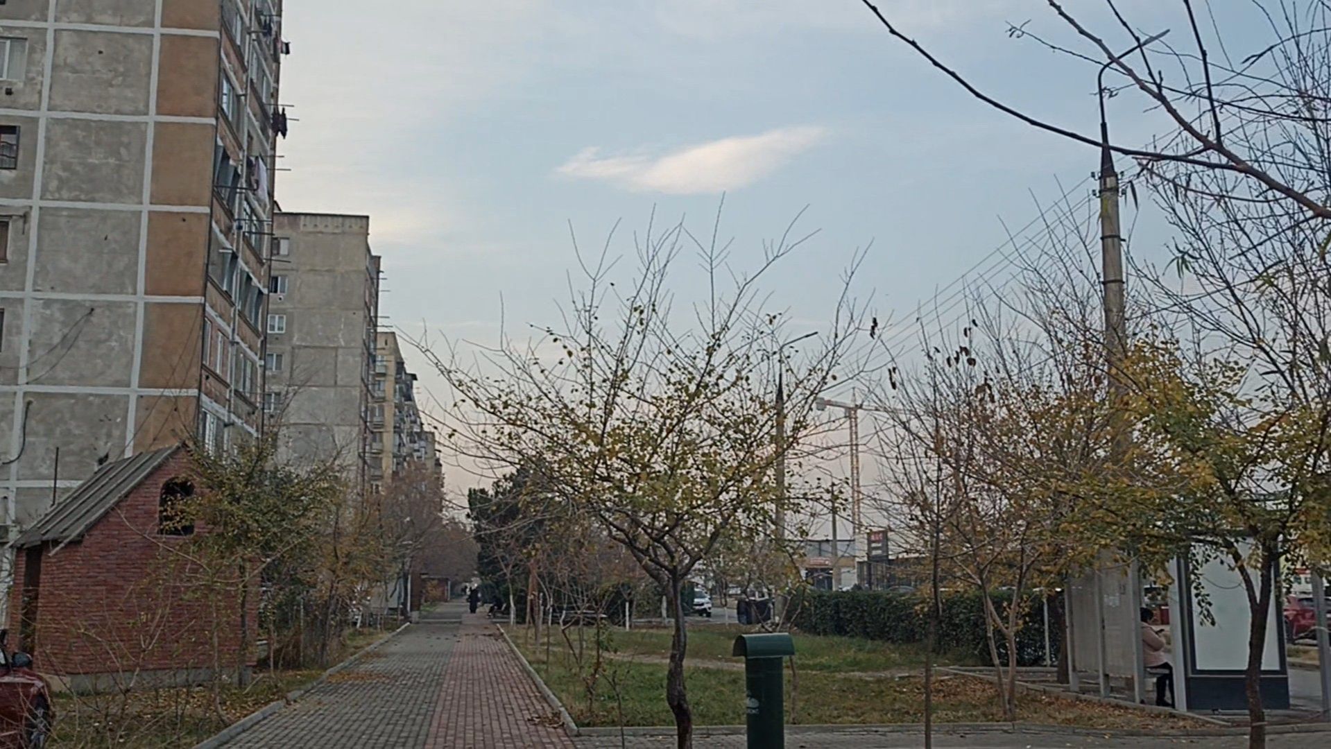 Прогулка по Рустави 01.12.2025 (дом номер 11 в 21 микрорайоне в Рустави)