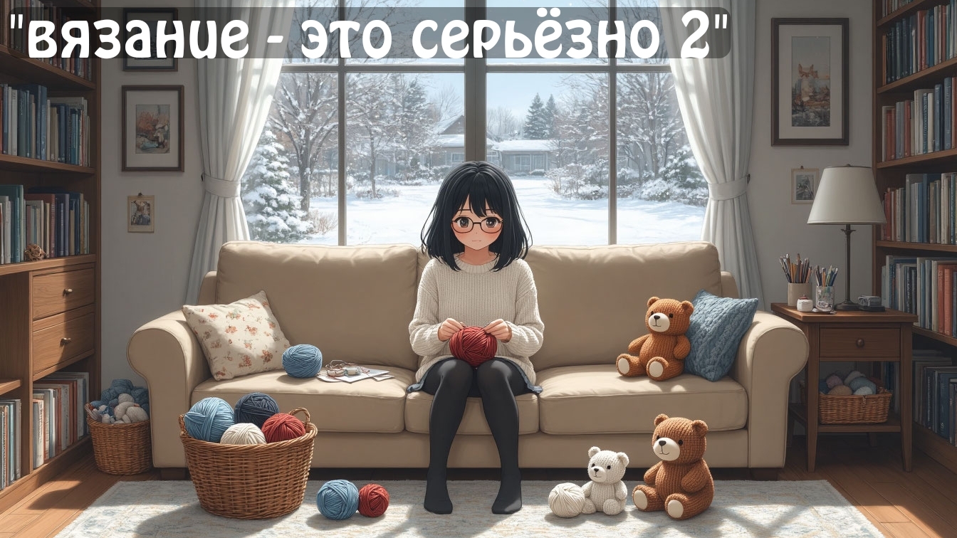 Совместный проект✨️ "Вязание - это серьёзно 2".✨️  Вступление 《19》
