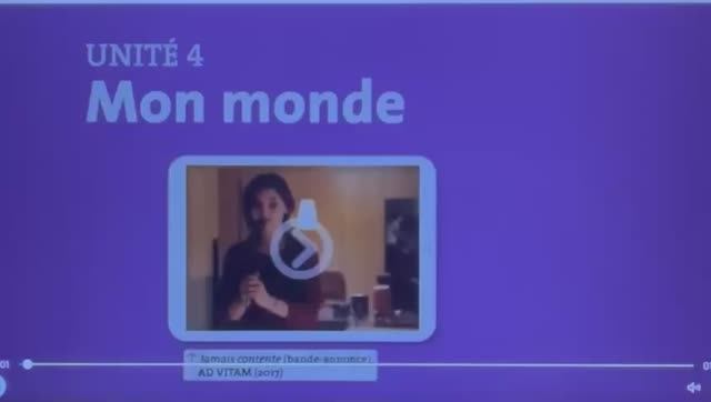 a la une 3 - видео к unité 4 - Jamais contente