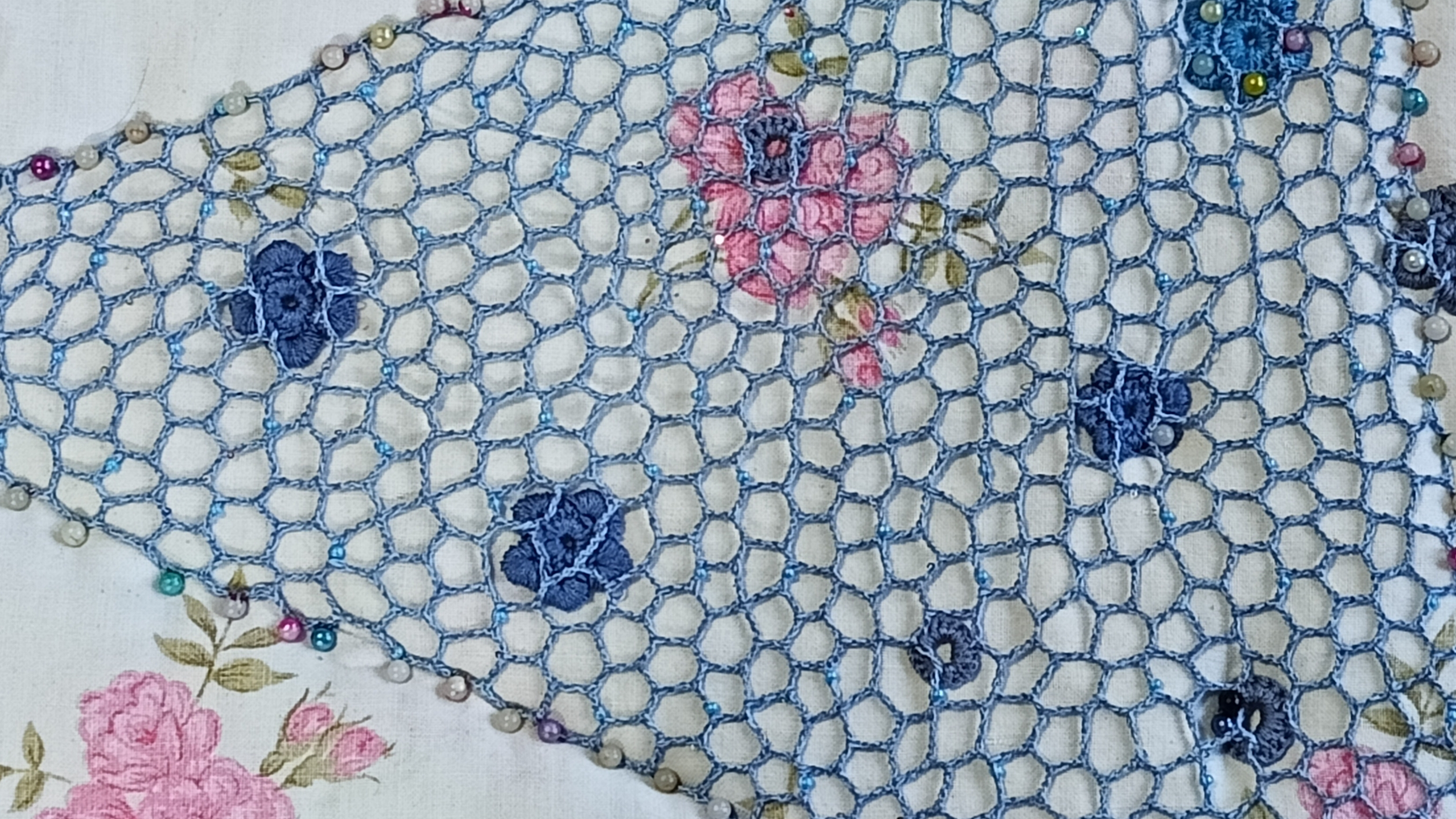 Вязание сеточки в Ирландском кружеве,мастер-класс для начинающих и не только