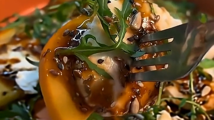 САЛАТ с хурмой...🥗🥭😋