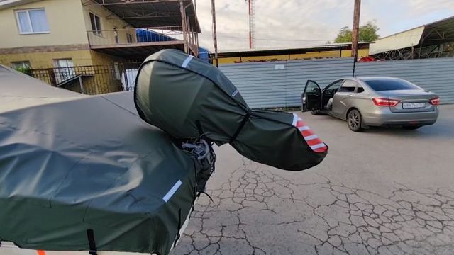 Тент на катер Бестер 480 транспортировочный