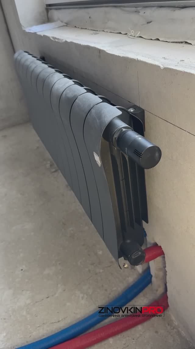 Монтаж отопления радиаторы #Royal Thermo Infinity