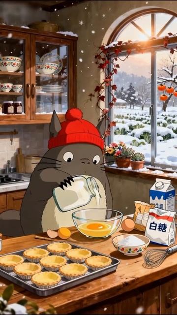 Тоторо. Когда внезапно выпал снег...