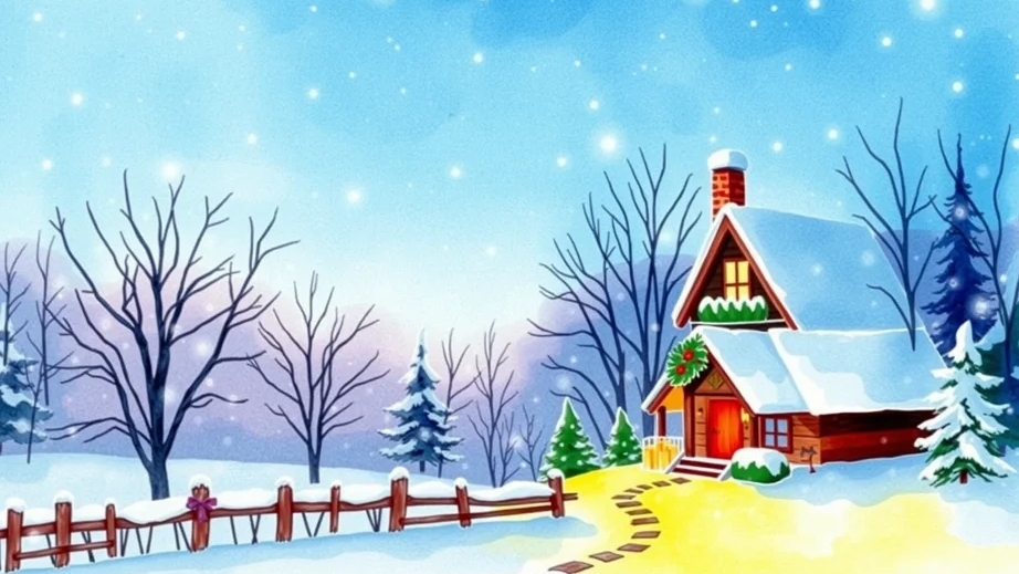 Снег на Рождество. А. Бахмат