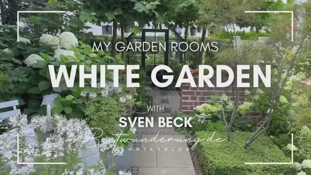 КРАСИВЫЙ БЕЛЫЙ САД. САДОВЫЕ КОМНАТЫ