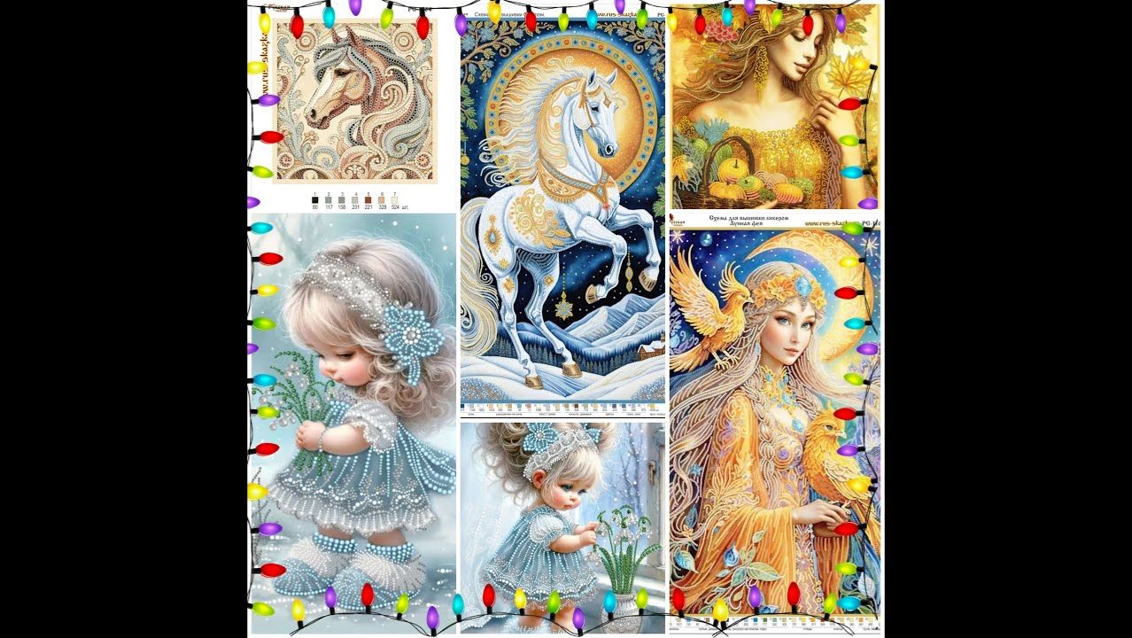 4.26 Моя покупка. Схемы с подбором бусин и бисера.