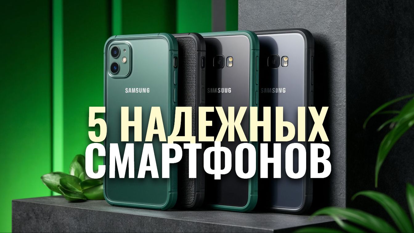 5 неубиваемых смартфонов 2026 — где лучший баланс цены и надёжности?