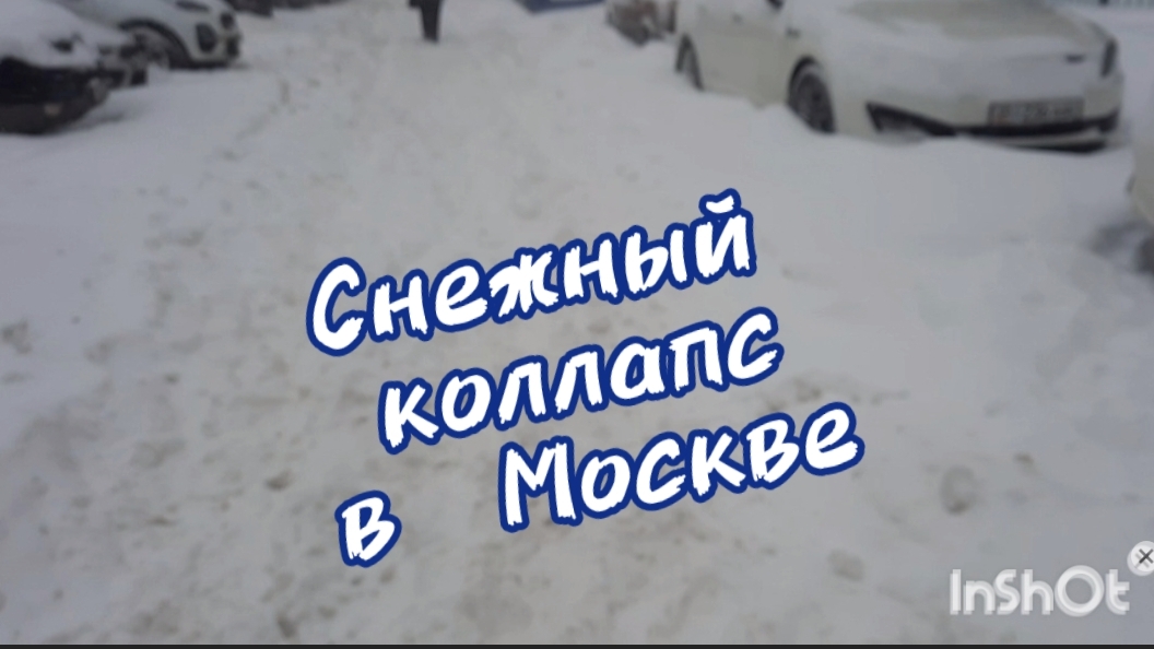 Снежный коллапс в Москве.