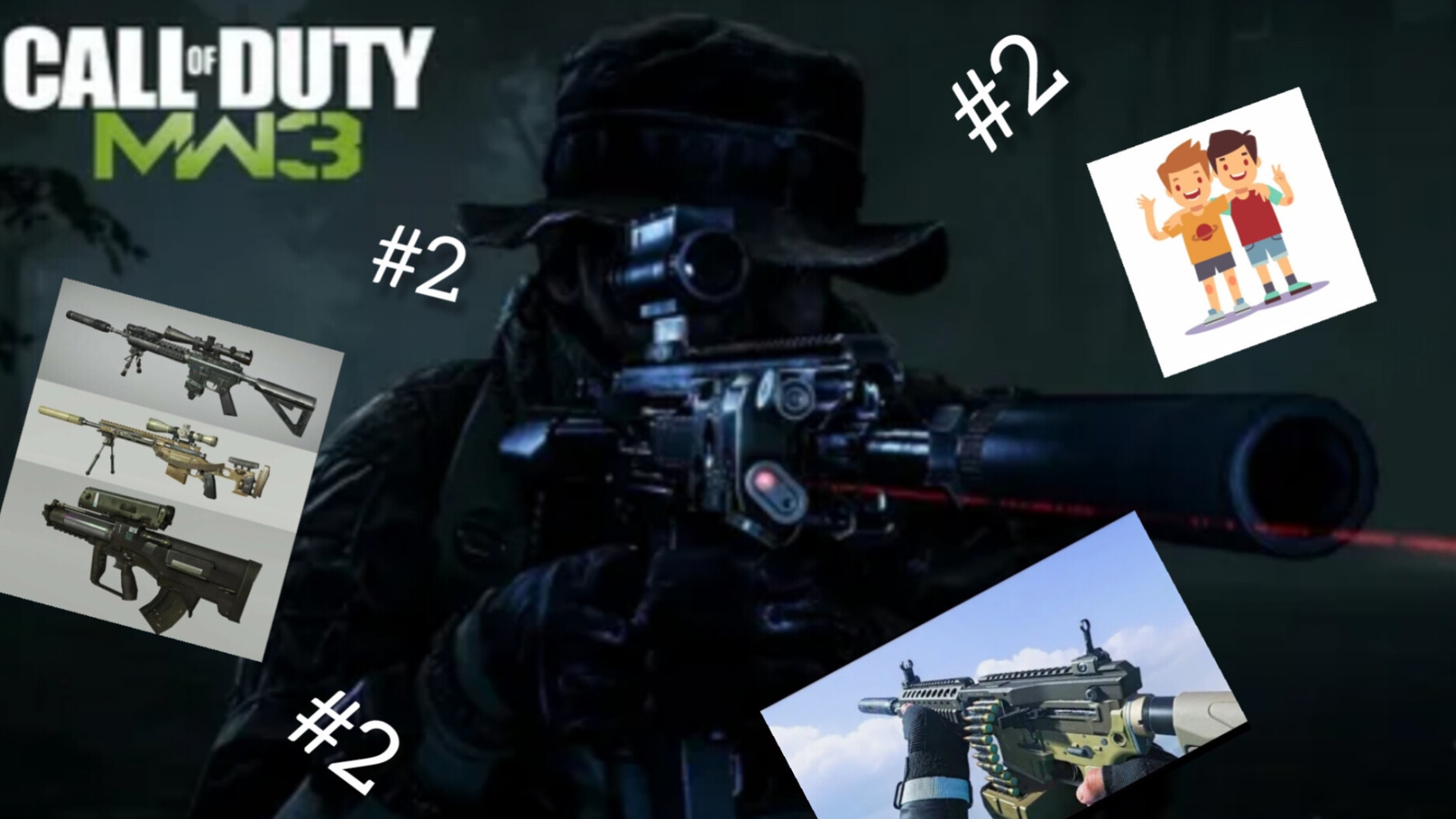 play 3000 #2 играем с моим другом в call of duty MW 3