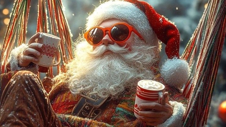 Веселимся на Старый Новый год. Красивая музыкальная открытка.