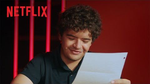 Stranger Things 5 - Gaten Matarazzo Reads Fan Letter (Netflix)