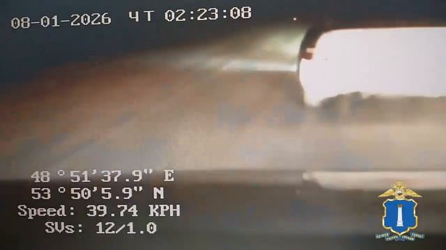 Ульяновская полиция опубликовала кадры сегодняшней погони в Сенгилеевском районе. Они были вынуждены