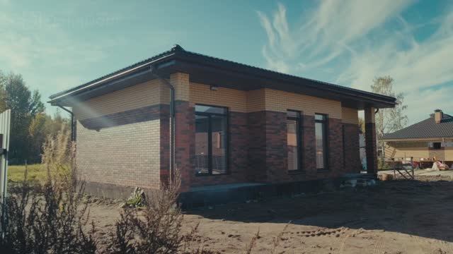 Дом из газобетона по проекту Г-1321 в дер. Деревяницы Новгородской области