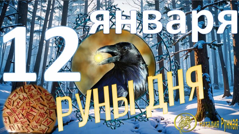 РУНА ДНЯ\прогноз на сегодня, 12 января 2026г от Наталии Рунной
