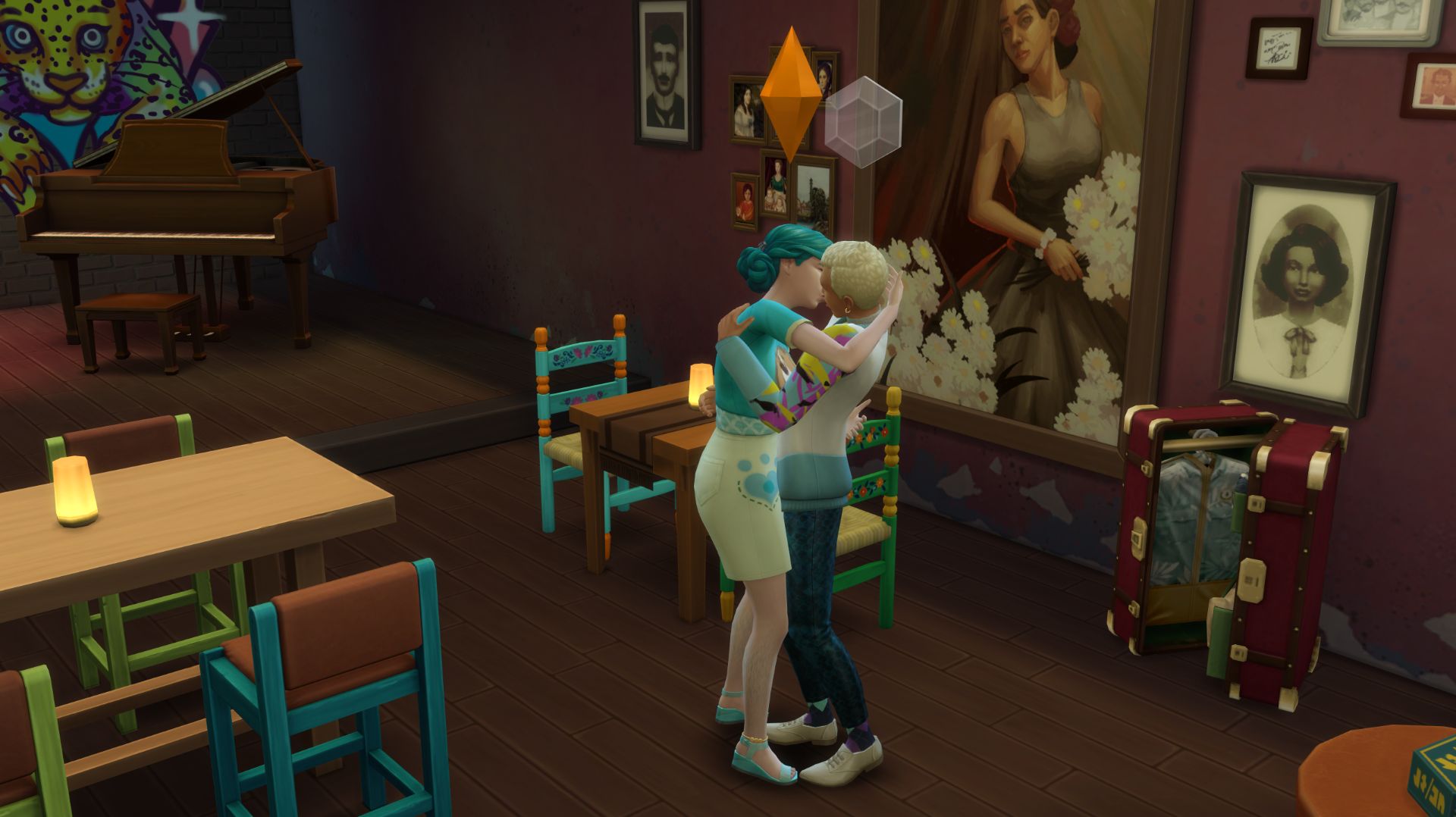 Not So Berry.  The Sims 4. Мятный №4  Ограбление, прокачали пакости, 3 врага и нашли любовь