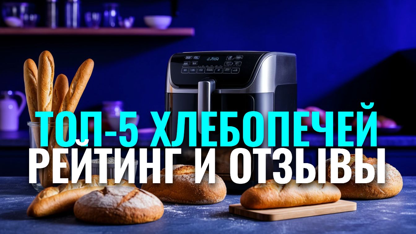 Лучшие хлебопечи для дома — рейтинг 2026. Топ‑5 проверенных моделей: плюсы, минусы, цены.