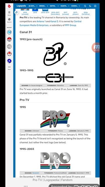 История логотипов четвёртого мультиплекса каналов в Европе (06.03.1978-н.в.)