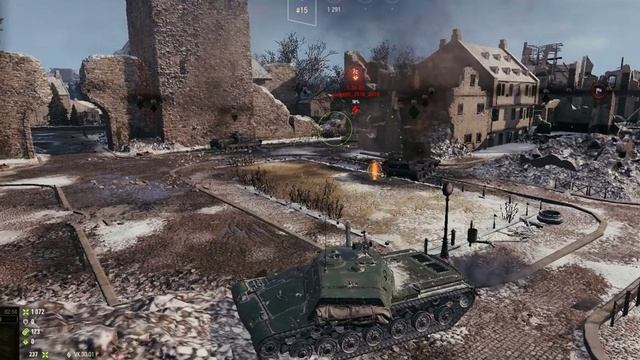 World of Tanks.  Базик снайпер   BZ 58.