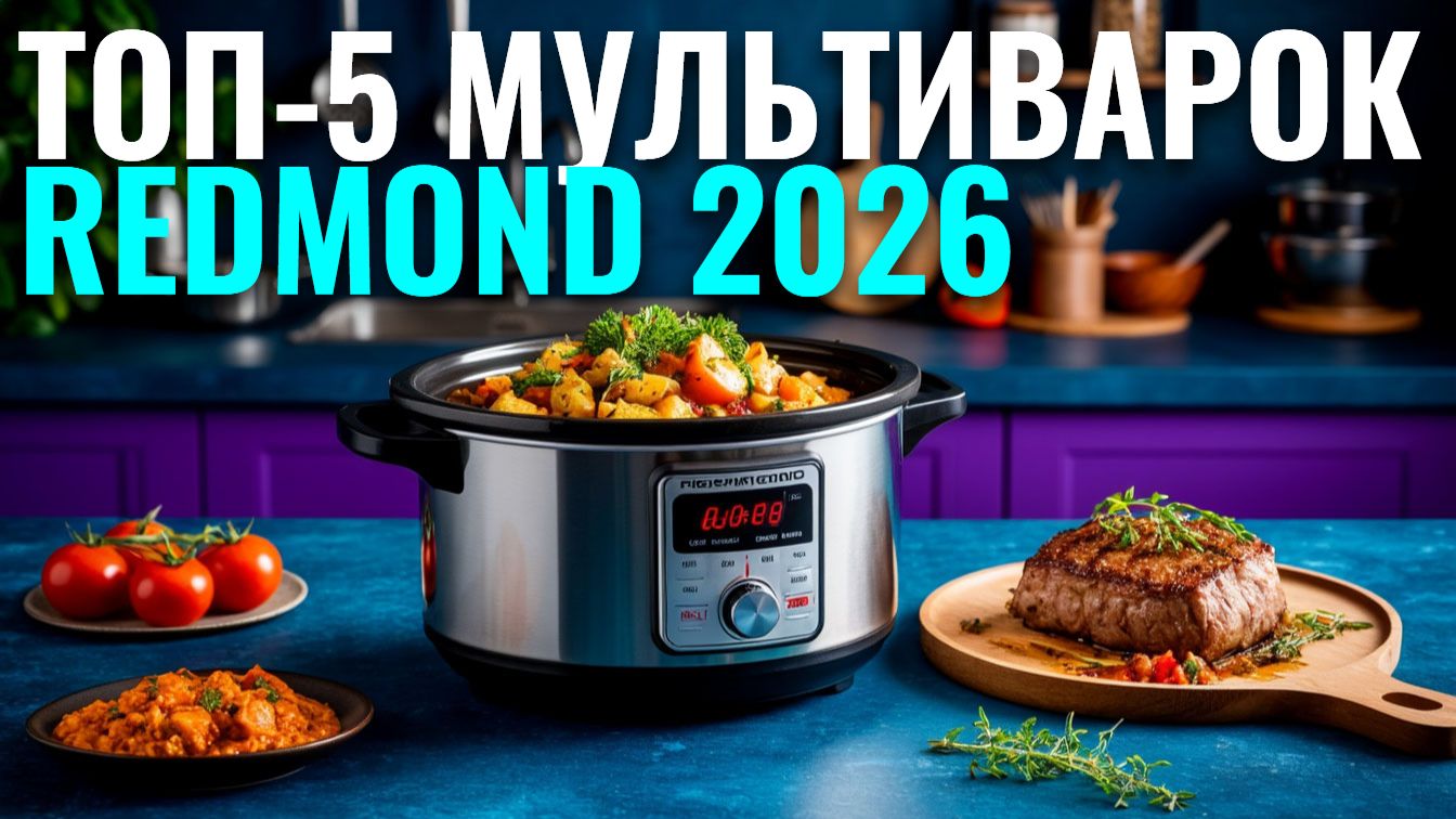 Рейтинг мультиварок Redmond 2026 — лучшие 5 моделей. Стоит ли покупать?