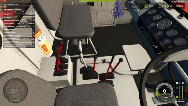 Мод пак К-700 ( ЯМЗ-238) для игры фермер симулятор 2025 обзор