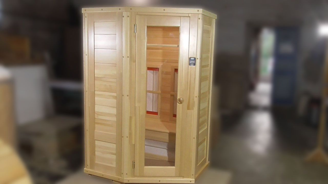 Видеообзор двухместной кедровой ик-сауны и скамейка-сундучок