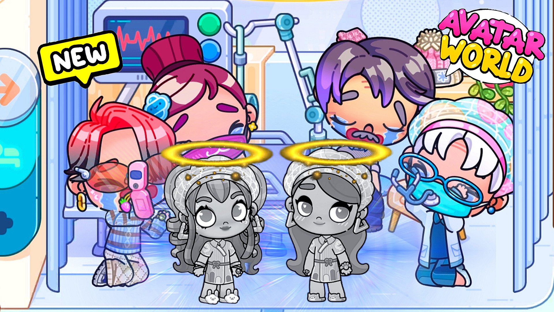 Волшебный укол💉 или Кира и Аня стали призраками👻/♥️AVATAR WORLD СЕМЕЙНЫЕ ИСТОРИИ♥️