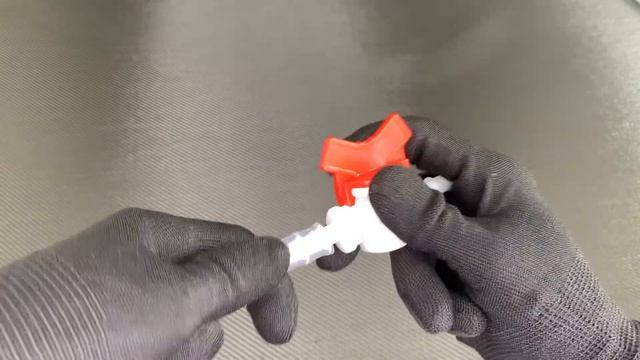 Подача смолы-Кран бело-красный для смолы и вакуума