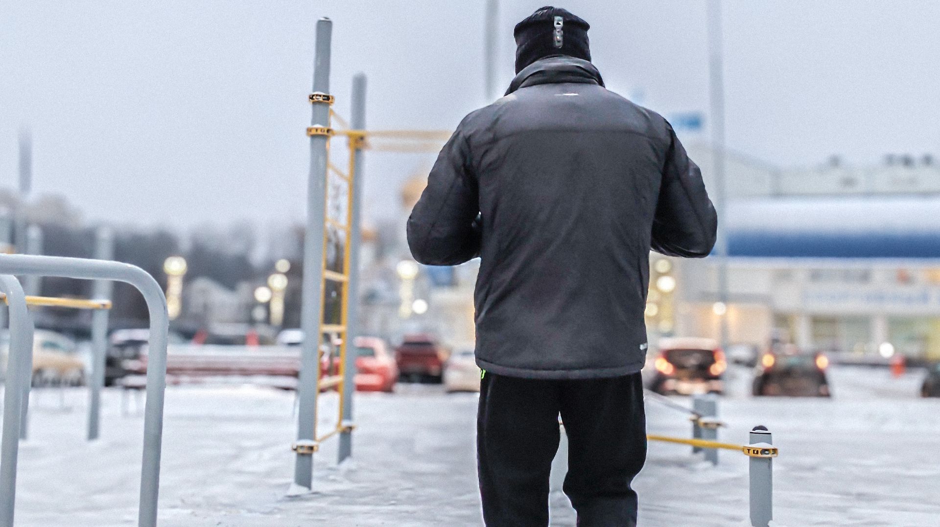 300+ Выходов силой на уличном турнике при -10°C (Muscle-Up)