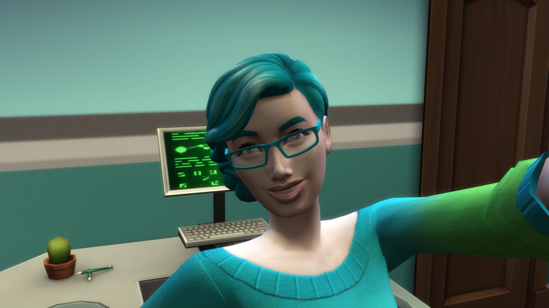 Not So Berry.  The Sims 4. Мятный №6 Поехали на фитнес-ретрит худеть