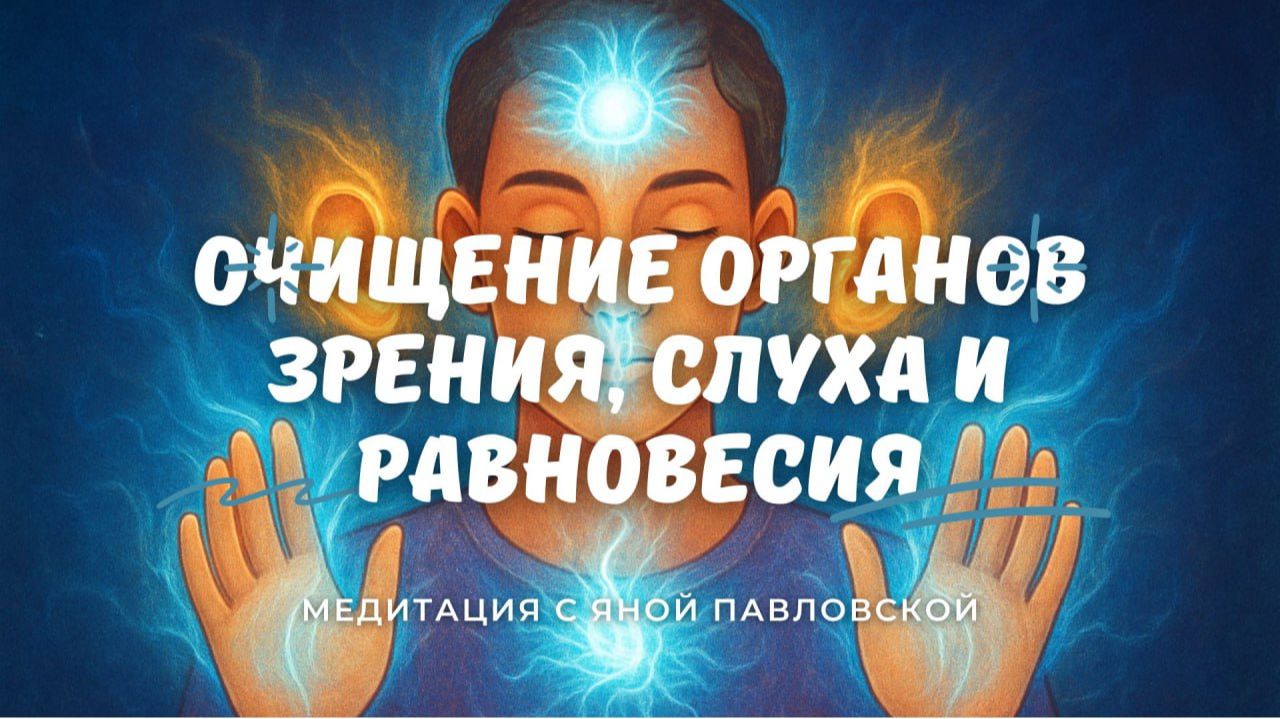 Медитация на очищение органов зрения, слуха и равновесия | Яна Павловская