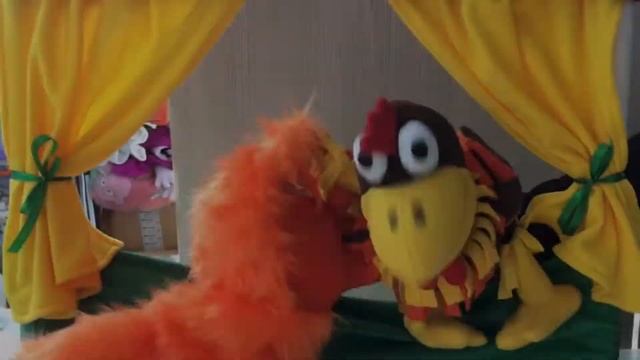 Кот, петух и лиса (фрагмент)