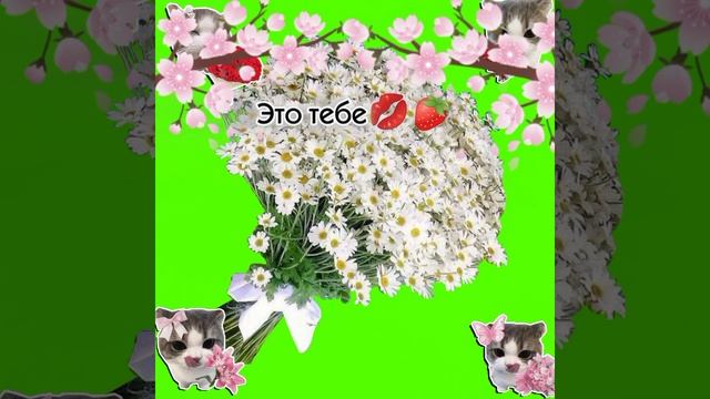 На цветочки