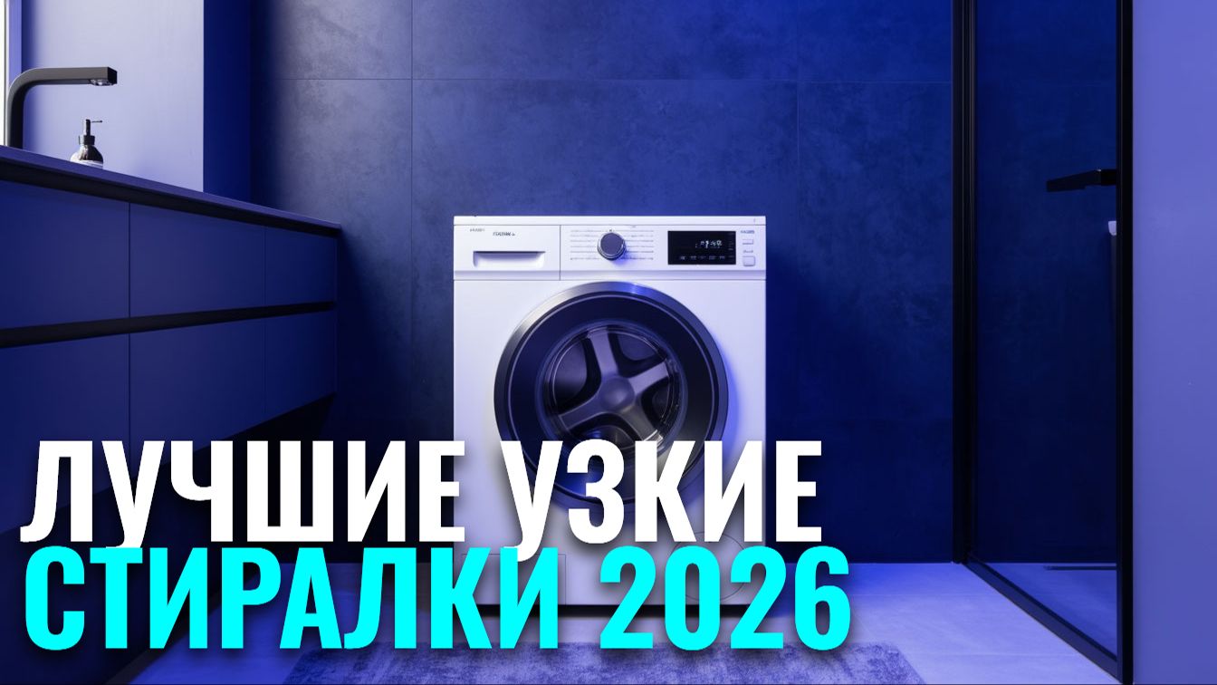Какие узкие стиральные машины стоит купить в 2026? Рейтинг ТОП‑5