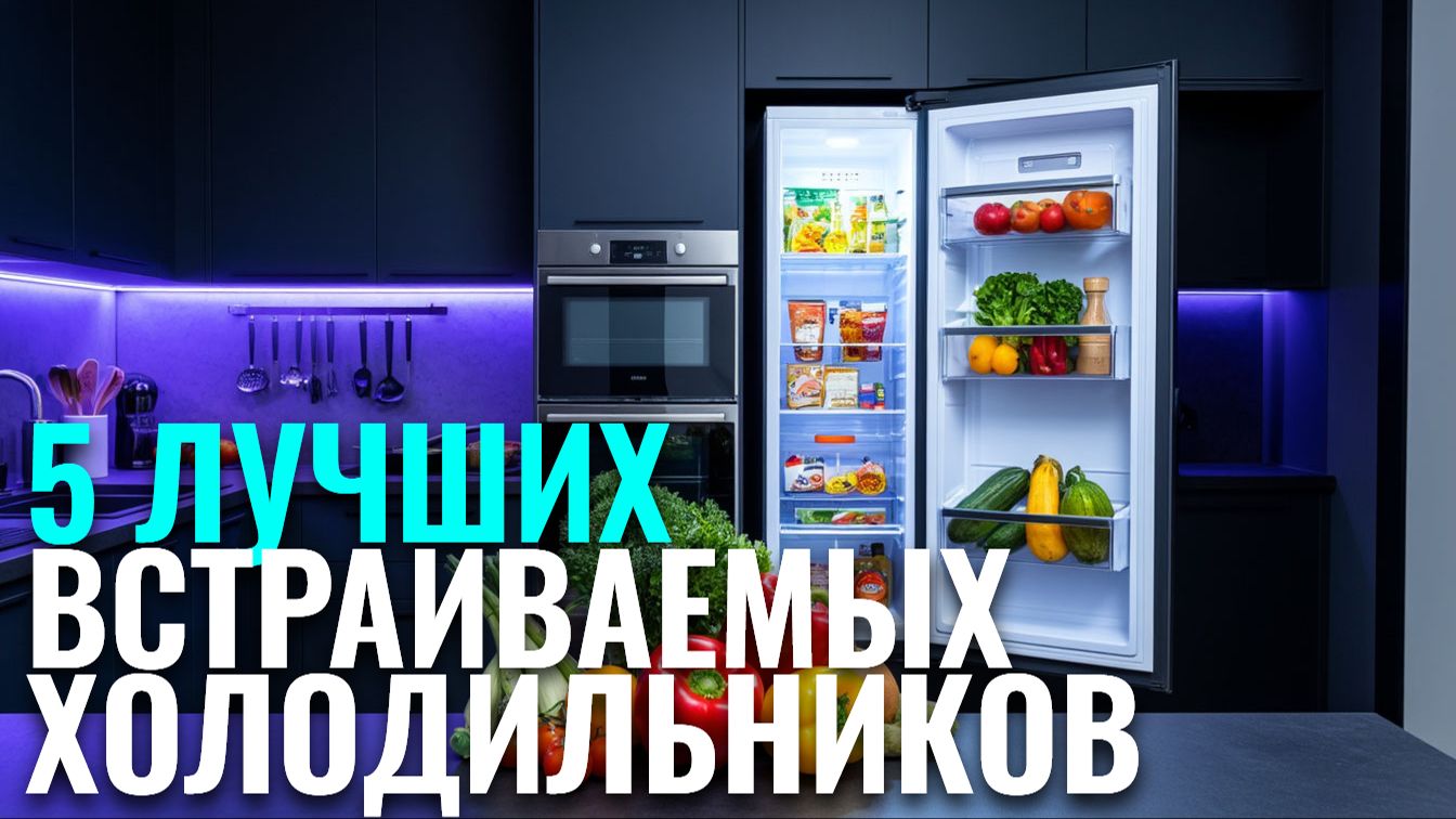 Какой встраиваемый холодильник выбрать в 2026? ТОП‑5 проверенных вариантов