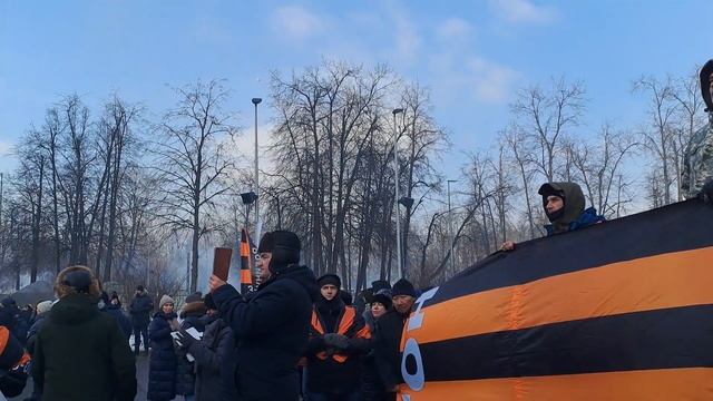 В Лужники в поддержку Путина/День 3/Арена Лужники/НОД у памятника Ленину