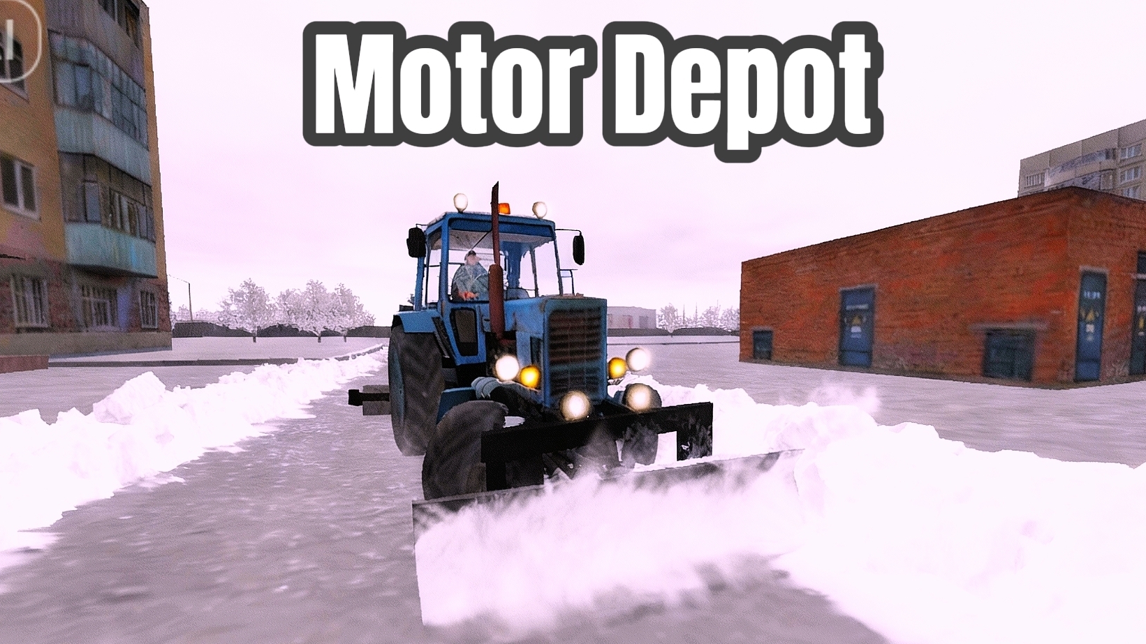 [РП] В ИГРЕ "MOTOR - DEPOT''. ПОЕХАЛ ЧИСТИТЬ ГОРОДСКИЕ ДРОГИ. НА ТРАКТОРЕ "МТЗ 80".