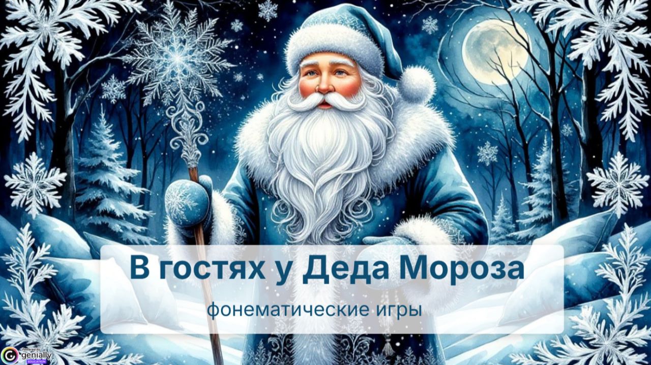 В гостях у Деда Мороза- фонематическая игра.  Больше игр https://vk.com/club233505839