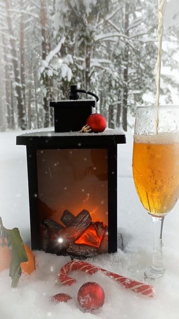 Нелегко фотографировать в сугробе)