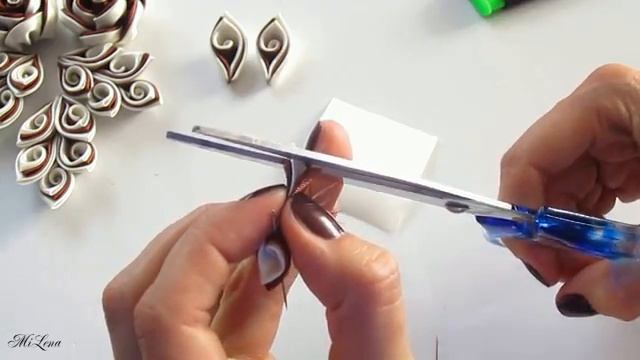 Краб Канзаши, МК _ DIY Kanzashi Hair Claw _ Лепесток с завитком