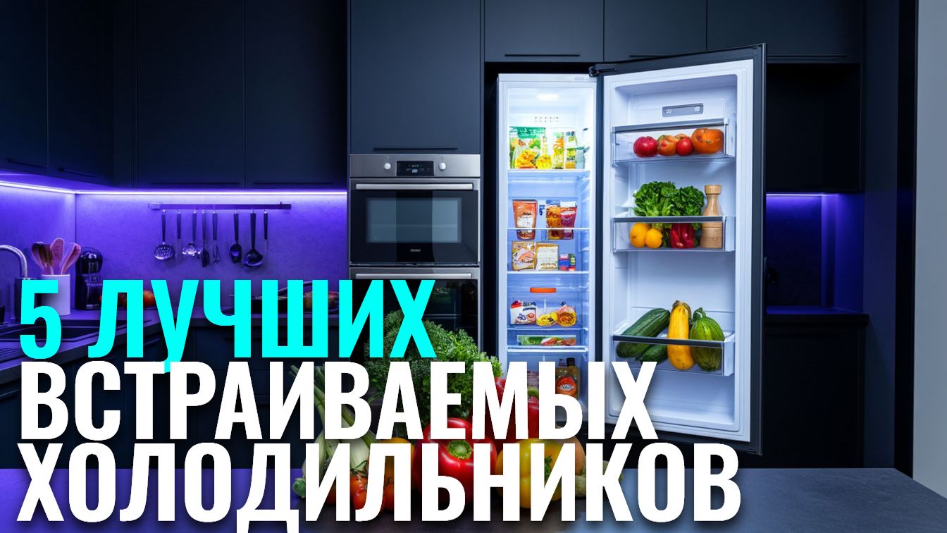 5 лучших встраиваемых холодильников — рейтинг 2026 и главные плюсы
