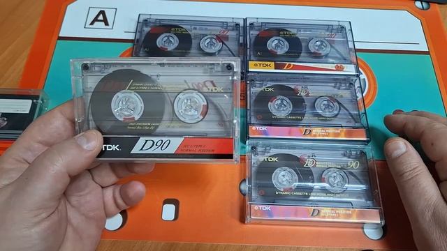 Характеристики кассет TDK D 1990-2000