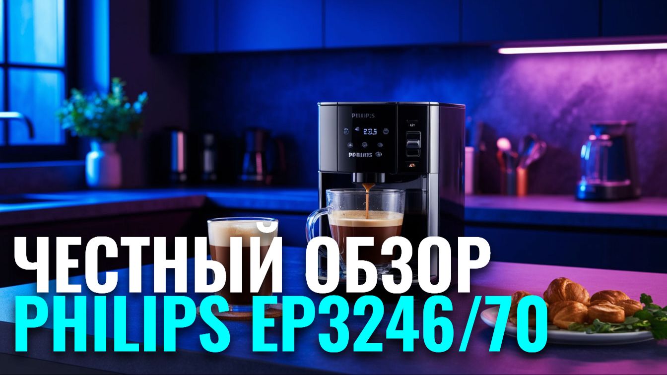 Лучший выбор для дома в 2026? Разбираем кофемашину Philips EP3246/70.