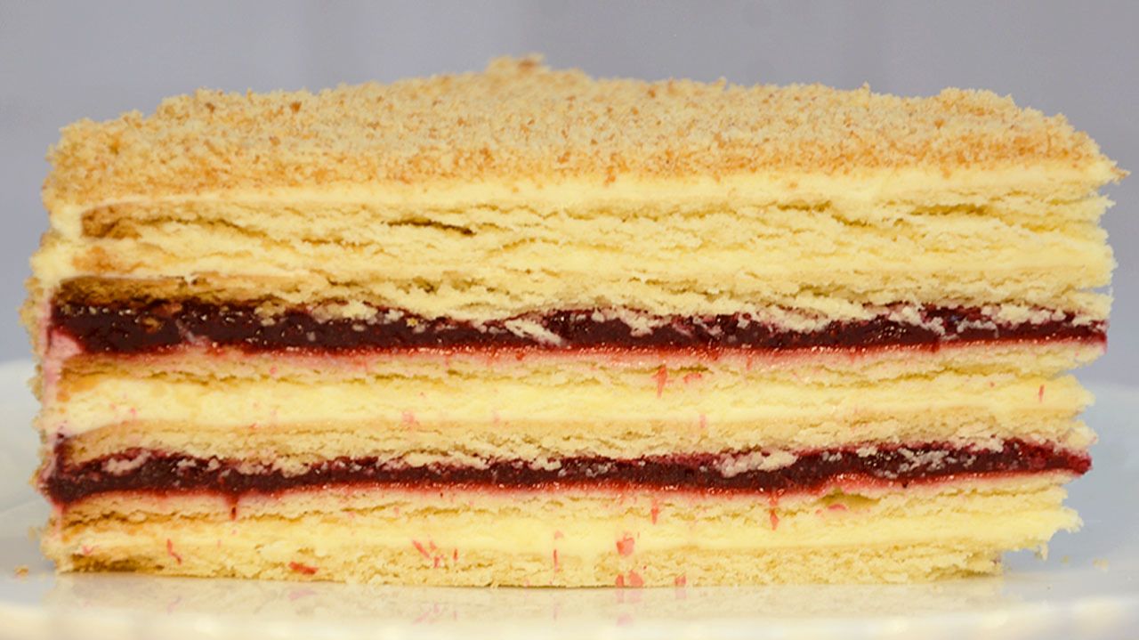 🍓 Торт «ВАНИЛЬНО-ЯГОДНОЕ ЧУДО»: Уходит Первым Со Стола! С кремом «МОРОЖЕНОЕ» и песочными коржами ✨