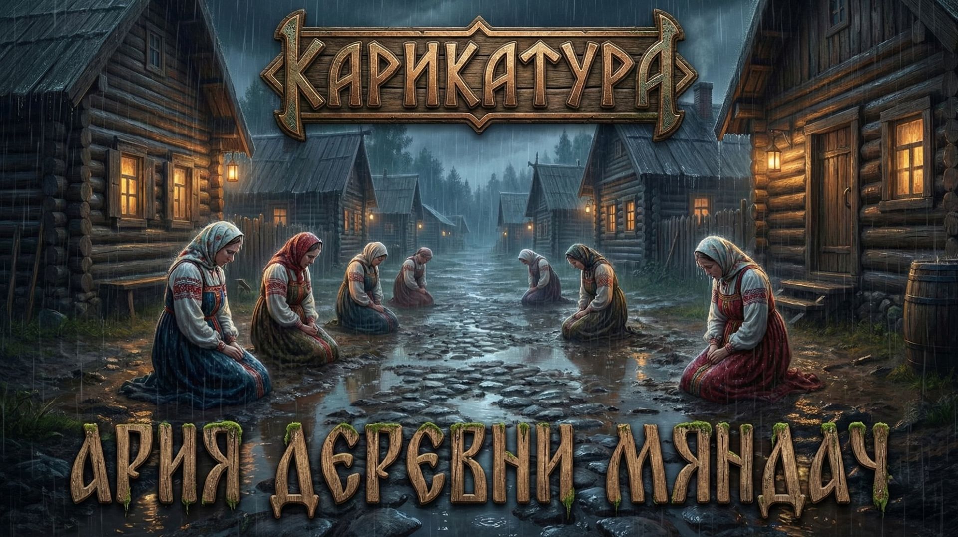 Карикатура - 10. Ария деревни Мяндач