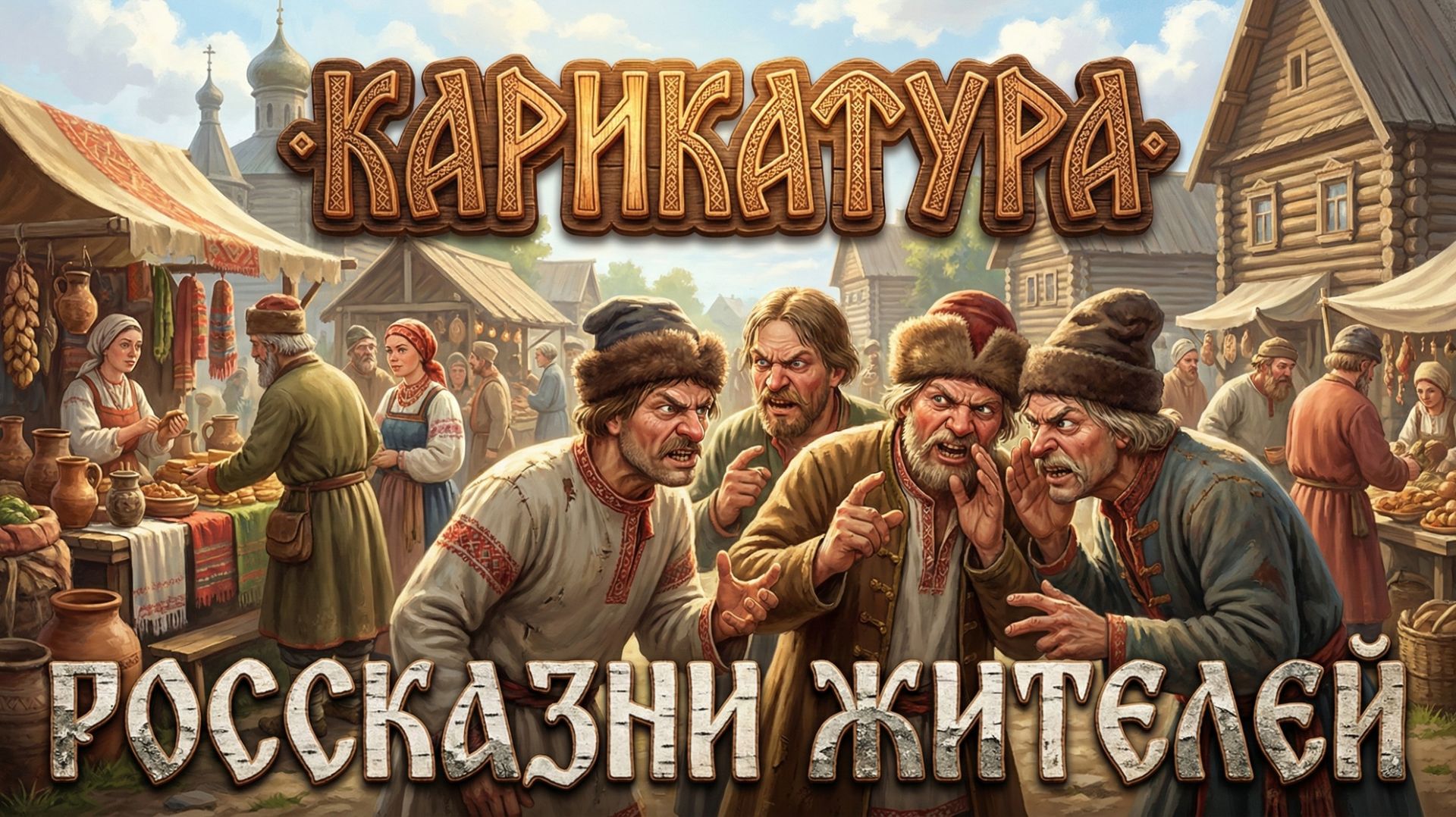 Карикатура - 7. Россказни жителей